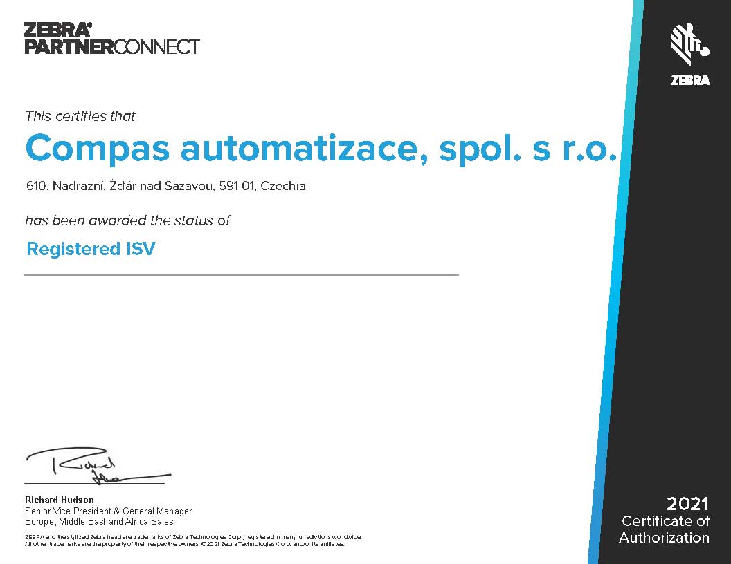 Compas Automation | Certificates and rewards of Compas Automation